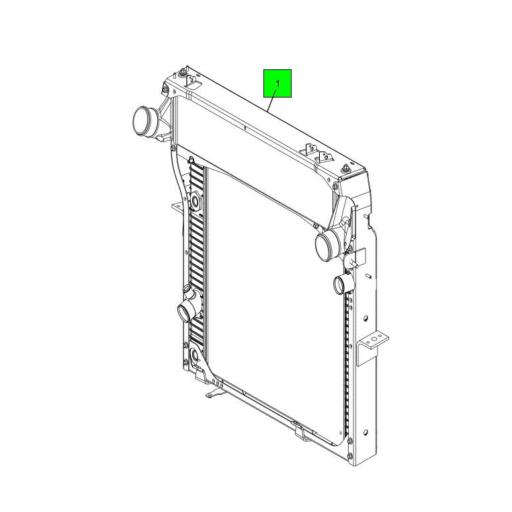 2601251C93 Navistar International | Radiator and Charge Air Cooler CAC ...
