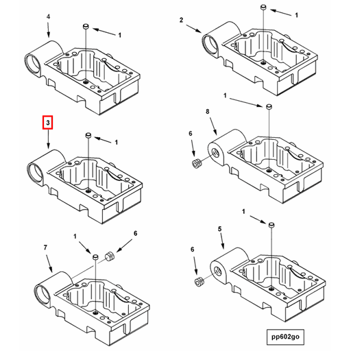 3202193 Cummins | Rocker Lever Housing | Source One Parts Center