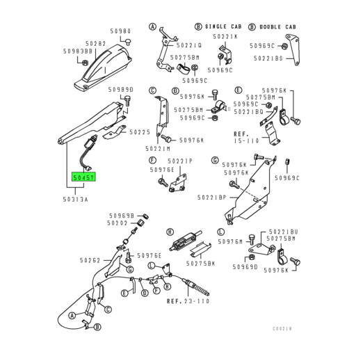 MK551863 Mitsubishi FUSO | Parking Brake Switch | Source One Parts Center