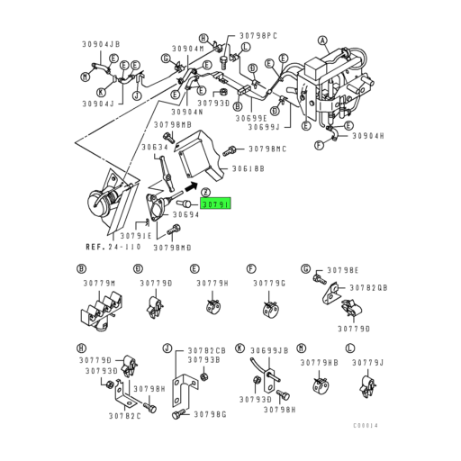 MF473477 Mitsubishi FUSO | Transfer Gearshift Link Pin | Source One ...