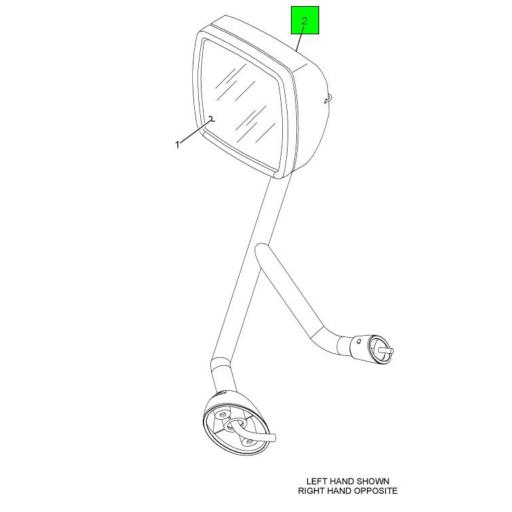 3606459C2 Navistar International | Rear-View Mirror Fender-Mounted ...