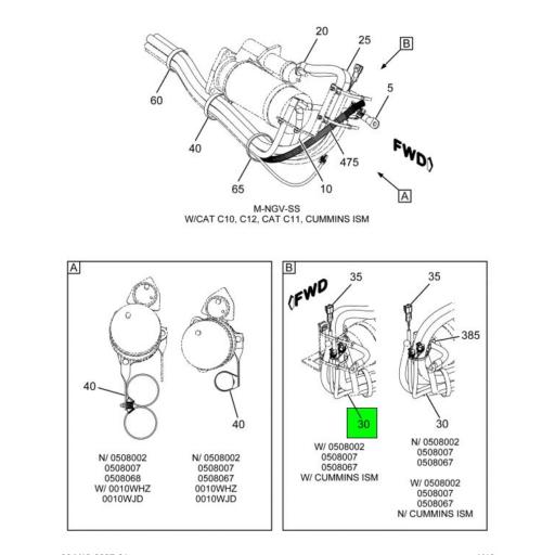 3594400C91 Navistar International | Clean Power Feed Cable | Source One ...