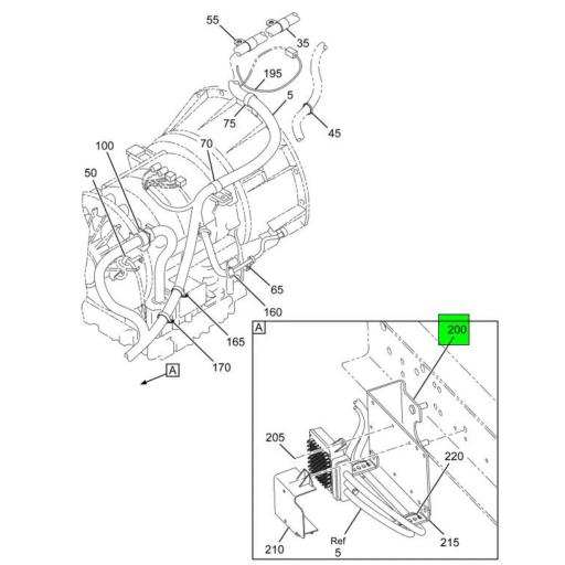 3607081C2 Navistar International | BRACE FR MOUNTING ALLISON TCM ...