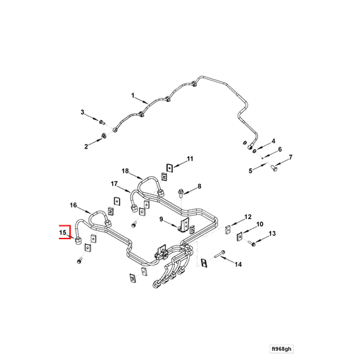 4934452 Cummins | Injector Fuel Supply Tube | Source One Parts Center