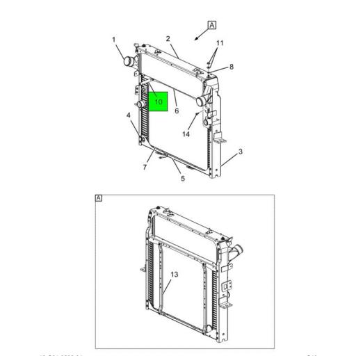 2593293C91 Navistar International | Radiator Support Bracket with ...