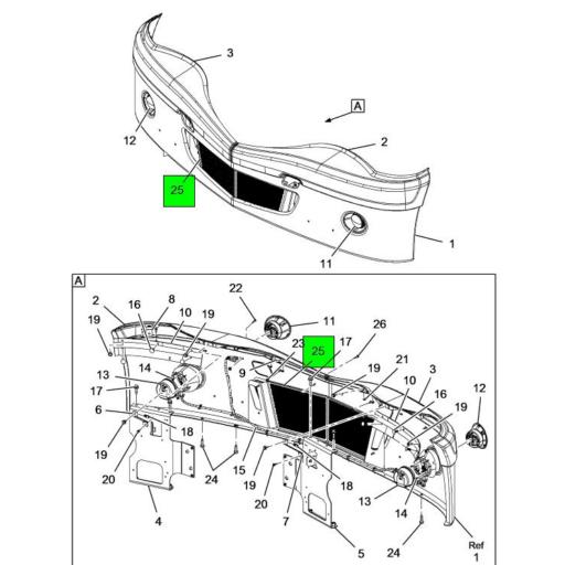 4079451C1 Navistar International | GUARD ROCKER FRONT BUMPER | Source ...