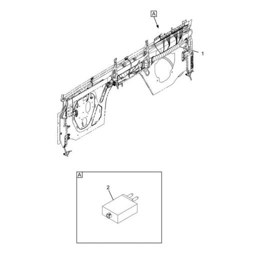 3860852F91 Navistar International | IP RADIO WIRING W/WIRED REMOTE AND ...