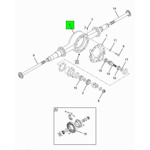 2521135C91 Navistar International | Axle Housing 23060SH | Source One ...