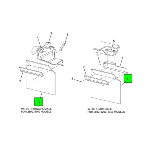 481610C4 Navistar International | Deflector Stone Guard Rubber | Source ...