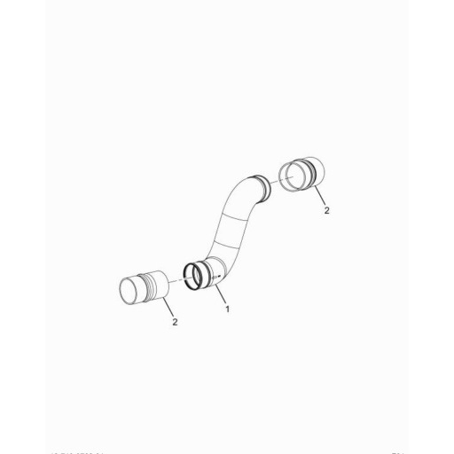 4310632C91 Navistar International | Air Pipe CAC Cold Side Assembly LT ...