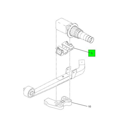 3548297C3 Navistar International | Seat Rear Spring 60 Degree 462-in ...