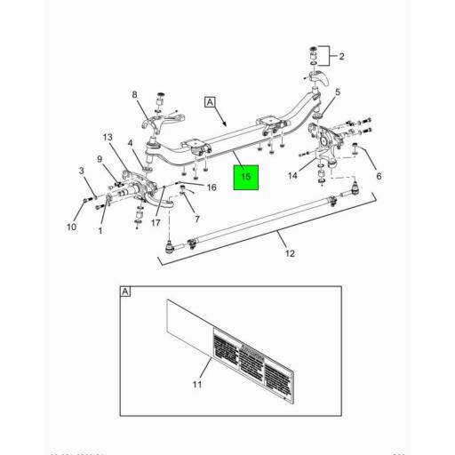 H92996005M Navistar International | Axle Beam | Source One Parts Center