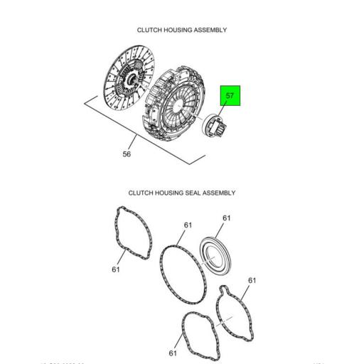 FUL125969 Navistar International | AMT Release Bearing Assembly ...