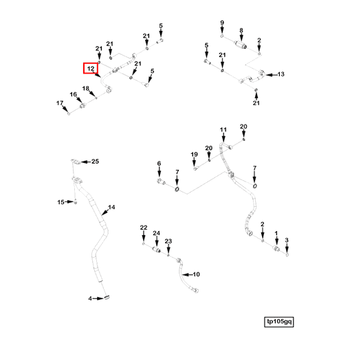3686355 Cummins | Flexible Hose | Source One Parts Center