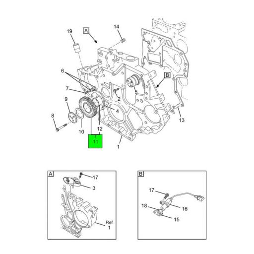 2591281C91 Navistar International | Idler Gear Assembly with Bushing ...
