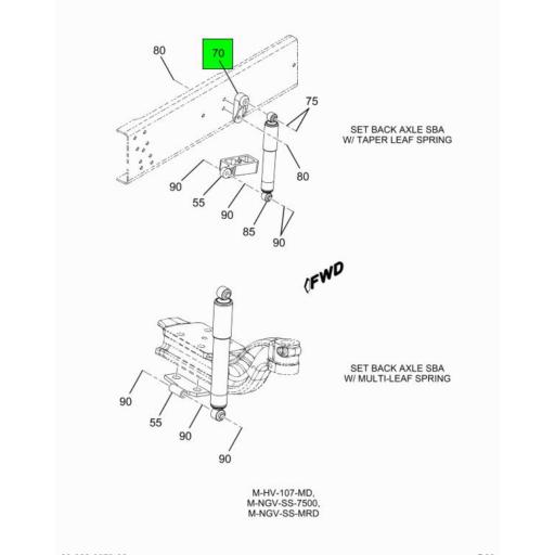 3541648C3 Navistar International | Front Shock Absorber Mounting ...