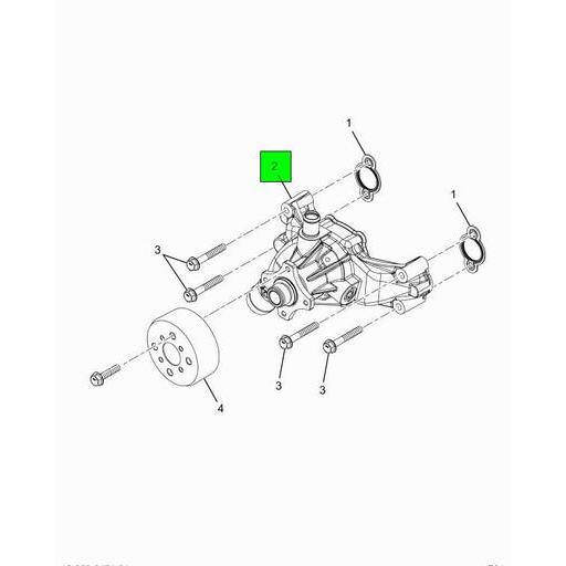 2523673C91 Navistar International | HydroFlow Water Pump | Source One ...