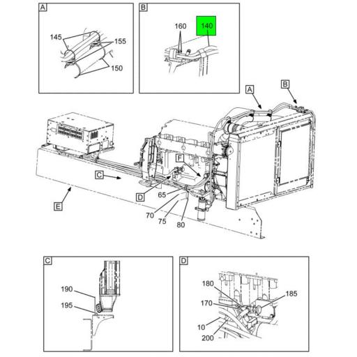 3565481C91 Navistar International | Hose Air Conditioning Compressor to ...