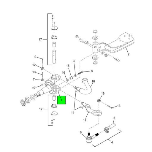 2515716C91 Navistar International | Right-Hand Steering Knuckle ...