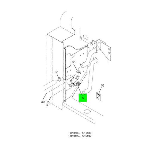 4108919C91 IC Bus | VALVE BUS BODY ASSEMBLY HEATER CONTROL WITH GATE ...