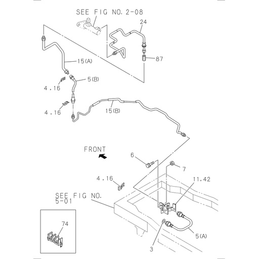 8-94366-288-0 Isuzu | Flex Hose Bracket | Source One Parts Center