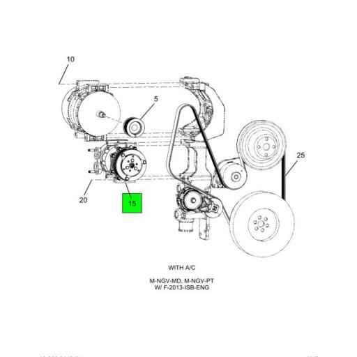 4055049C1 Navistar International | Air Conditioning Compressor Hybrid ...
