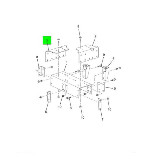 4114954C1 Navistar International | Left Reinforcement Support | Source ...