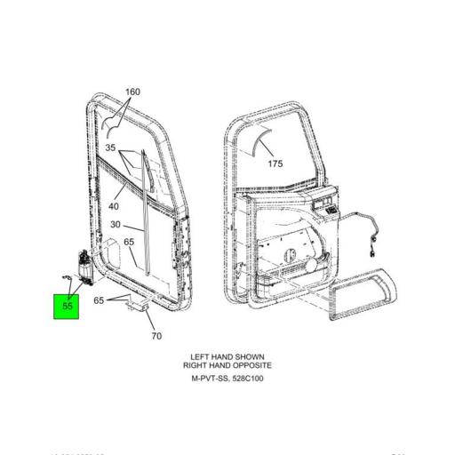 4072904C1 Navistar International | Left-Hand Outside Door Handle Pivot ...