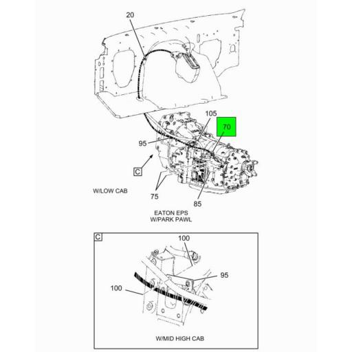4082096C1 Navistar International | Cable Clamp | Source One Parts Center