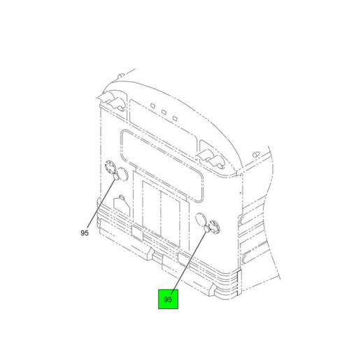 2516879C1 Navistar International | 4-Inch White LED Backup Light ...