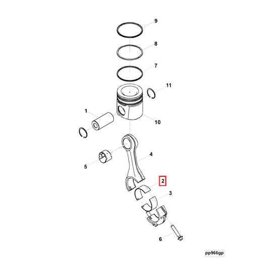 3939859 Cummins | Connecting Rod STUD Bearing | Source One Parts Center