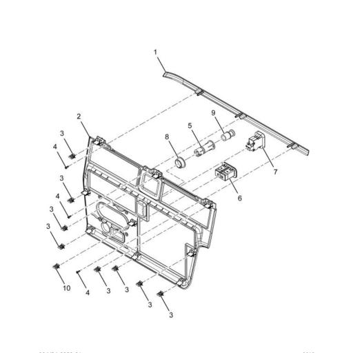 3765011C99 Navistar International | PANEL WING CENTER STACK IP BEZEL ...