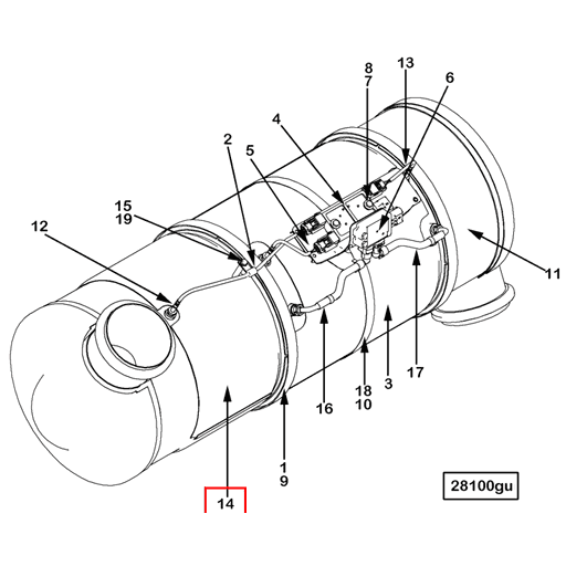 2880165 Cummins | Inlet Catalyst Module | Source One Parts Center