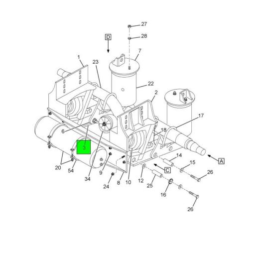 2507707C1 Navistar International | Trailing Arm Assembly Right 225 ...