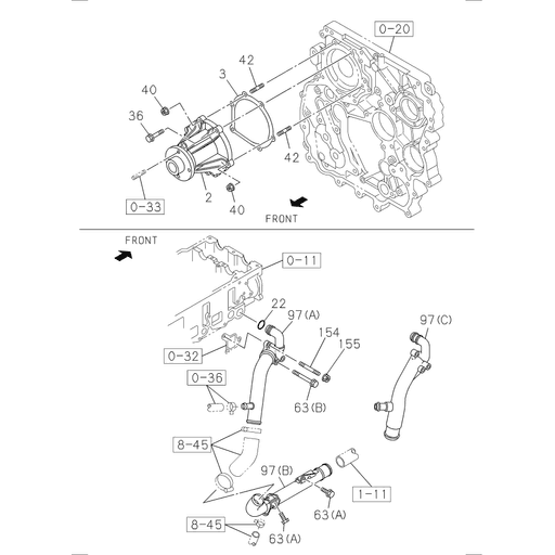 8-98152-996-2 Isuzu | Water Pipe | Source One Parts Center