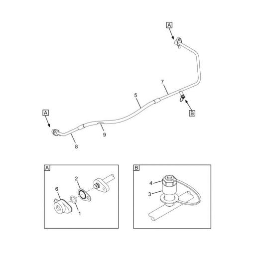 3839125C93 Navistar International | Air Conditioning Hose Compressor to ...