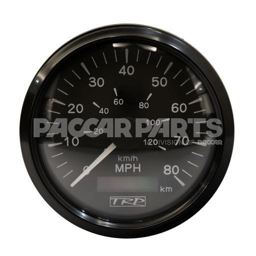 GS05080 Kenworth | Speedometer Gauge 0-80 MPH Black | Source One Parts ...