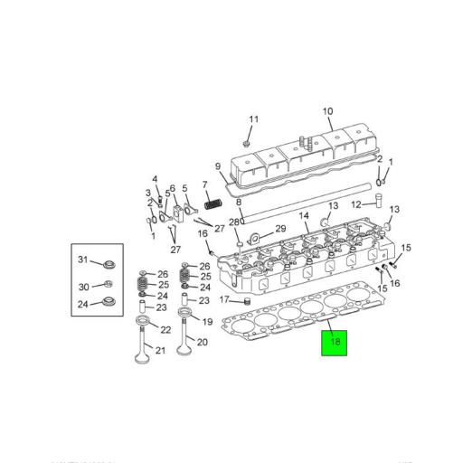 1806226C4 Navistar International | Cylinder Head Gasket | Source One ...