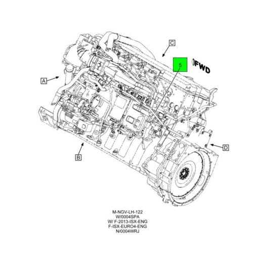 4019628C2 Navistar International | Air Compressor to Hose Tube | Source ...