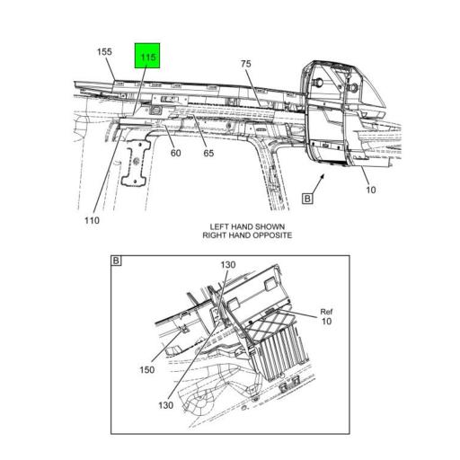 3862576C3 Navistar International | Front Cabinet Bracket Right-Hand ...