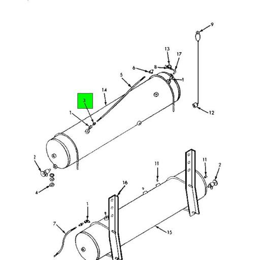 698562R91 Navistar International | Hose Connector Fitting 5/8 in Tube ...
