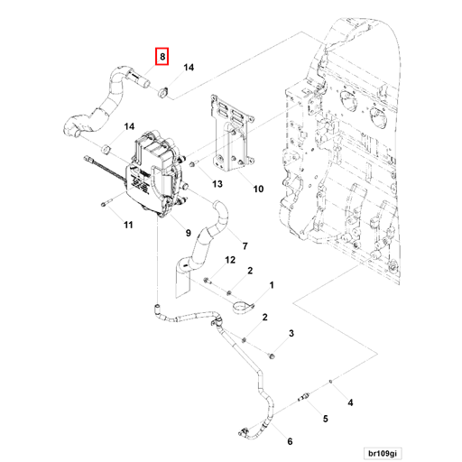 3688609 Cummins | Molded Hose | Source One Parts Center