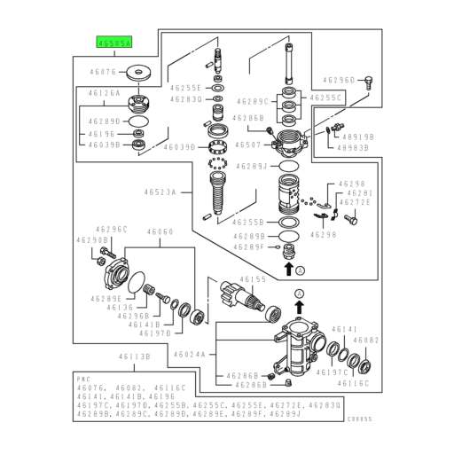 MC080468 Mitsubishi FUSO | Power Steering Gear Assembly | Source One ...