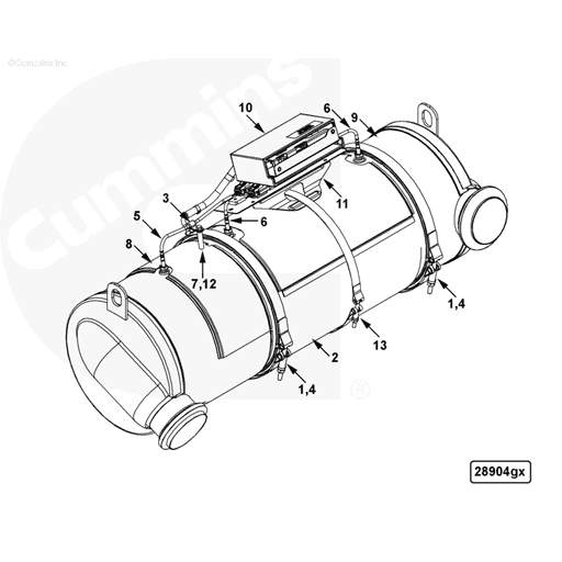 2888158 Cummins | Air Tube | Source One Parts Center