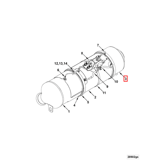 2880529CUM Kenworth | Outlet Module | Source One Parts Center