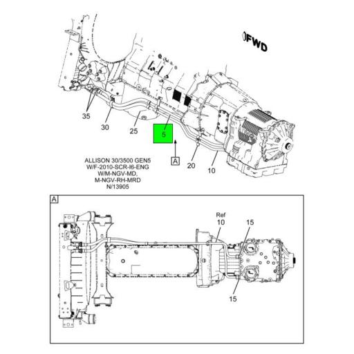 4075718C1 Navistar International | Hot Hose Tube Assembly | Source One ...
