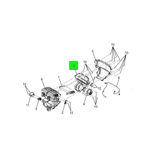 3674286C1 Navistar International | Heater Housing Without Door Seal ...