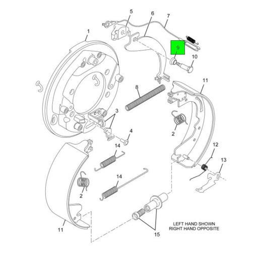 391070C1 Navistar International | Anti-Rattle Spring Cam and Lever ...