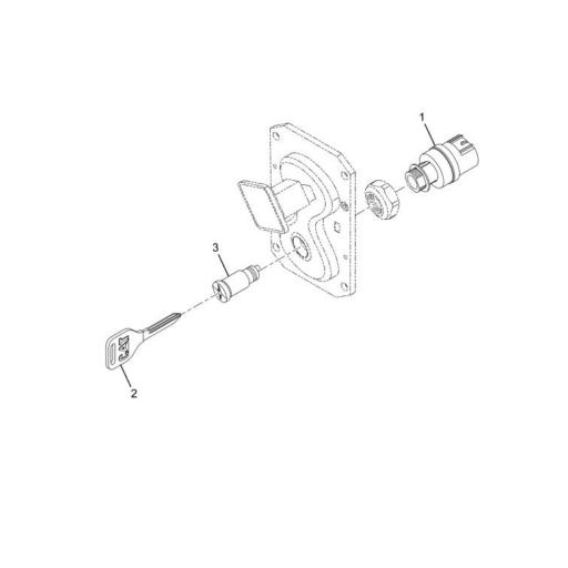 4079237C91 Navistar International | KIT DOOR LOCK KEY SWITCH LOCK Z-250 ...