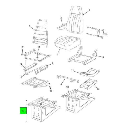 2505384C1 Navistar International | Seat Stop Bumper | Source One Parts ...